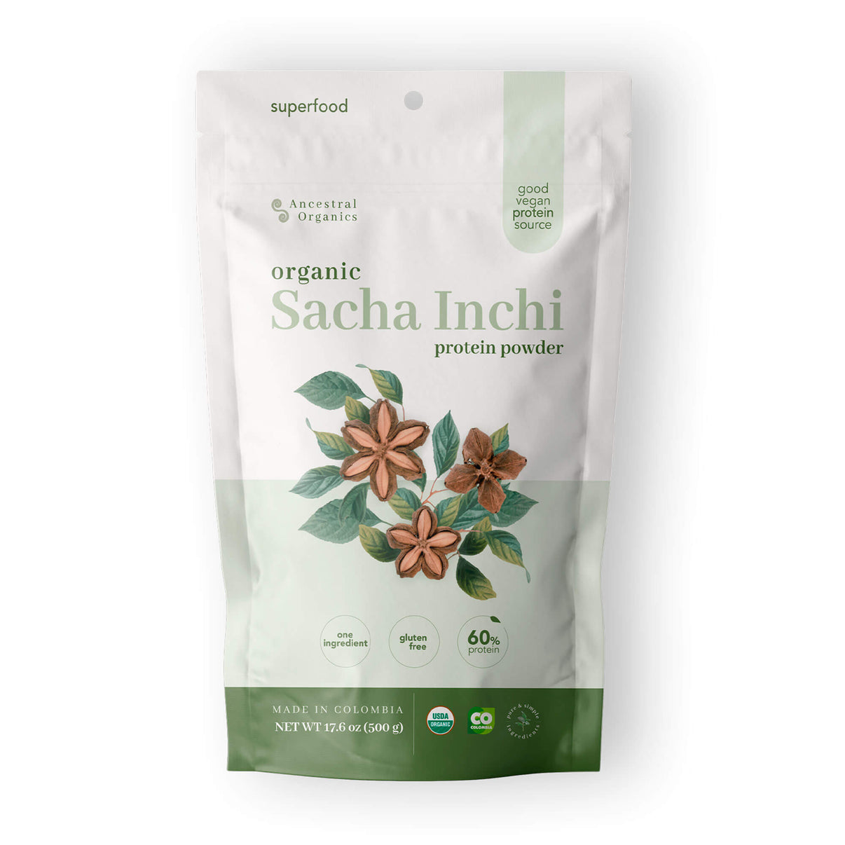 Organic Sacha Inchi Protein Powder – Ancestral Organics